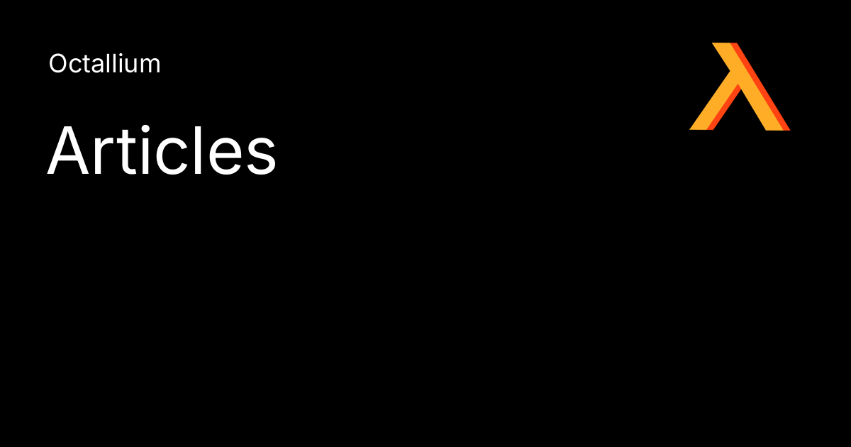 Articles - Octallium