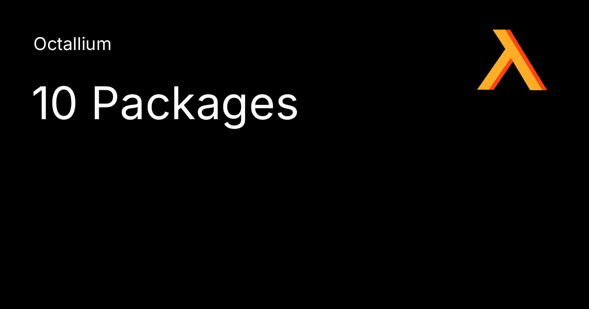 10 Packages - Octallium